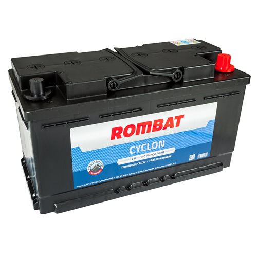 Baterie ROMBAT CYCLON 12V 110Ah 900A - Borna Normala (dreapta +) - Cod ...